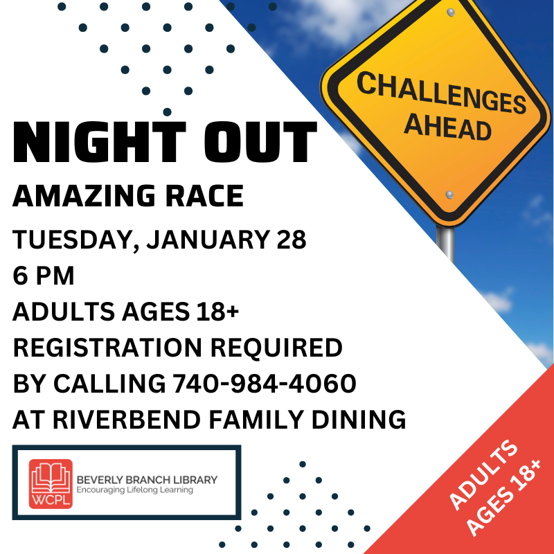 Night Out - Amazing Library Race - Washington County CVB